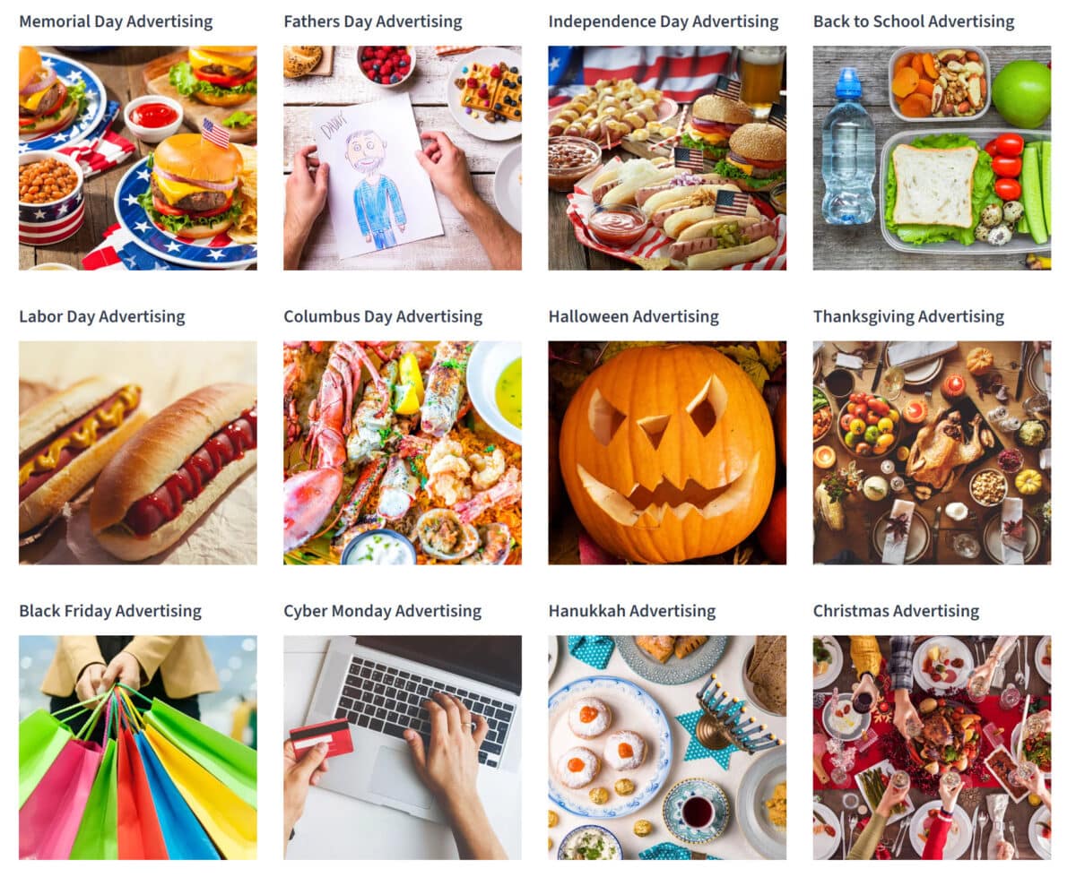 September Seasonal Segments | Gourmet Ads